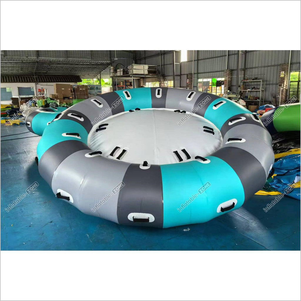 Inflatable Water Rotating Disco Boat Water Game Toy Inflatable Floatin