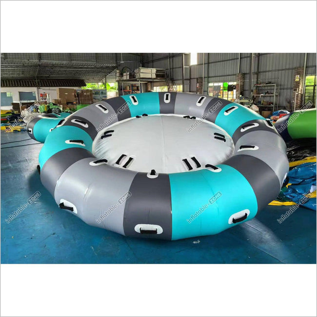 Inflatable Water Rotating Disco Boat Water Game Toy Inflatable Floatin