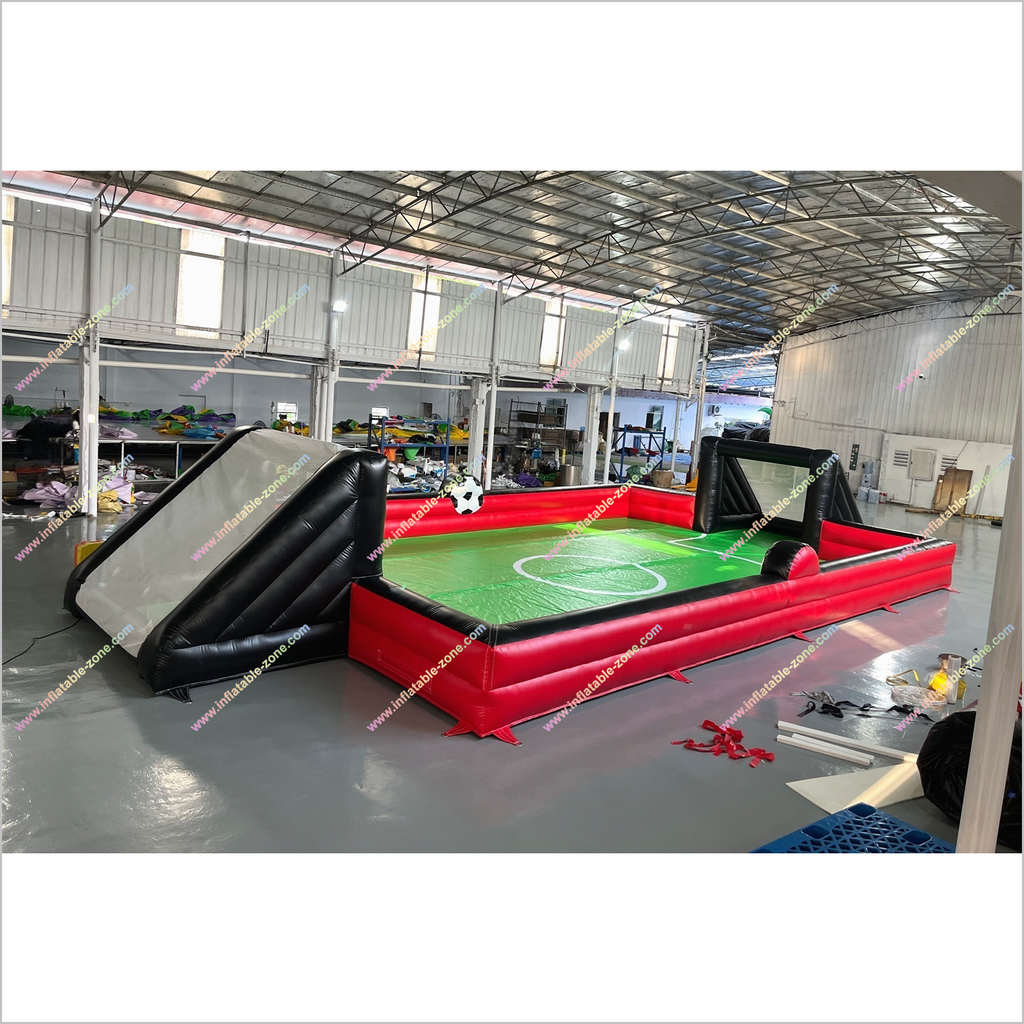 Indoor Sports Arena Inflatable Football Pitch Party Rent A Soccer Fiel