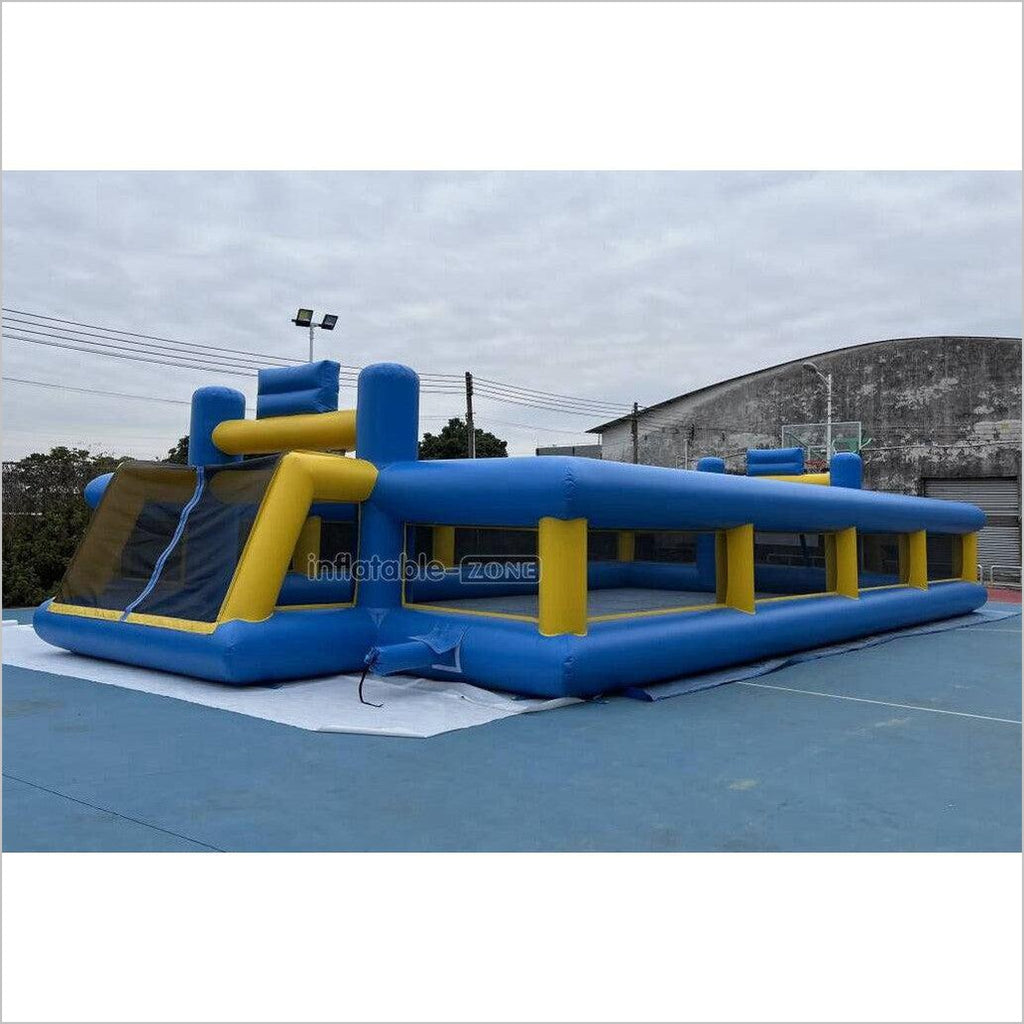 Outdoor Interactive Soccer Playground Equipment Inflatable Human Footb ...