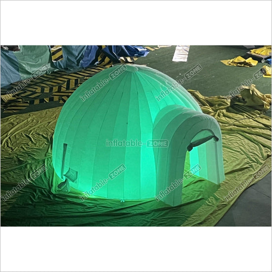 Commercial Inflatable Club With LED Lights Inflatable Igloo Dome Party