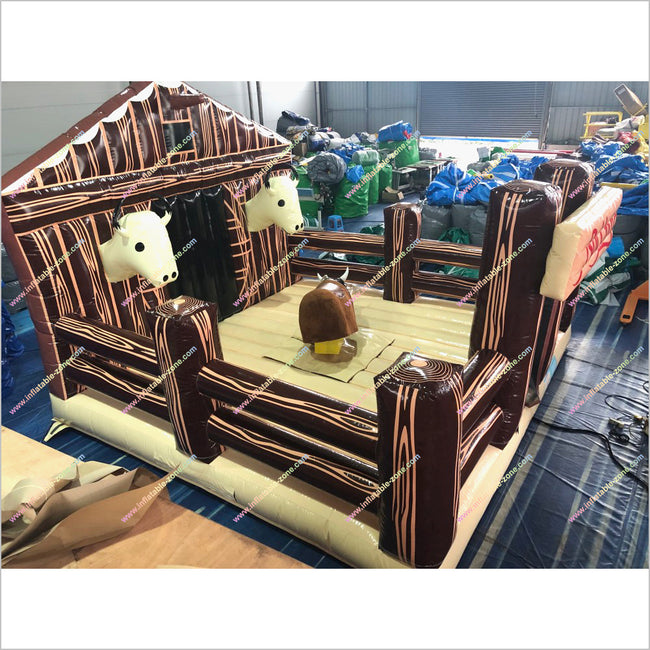 Childrens Indoor Playground Mechanical Bull Rodeo Inflatable Crazy Mec