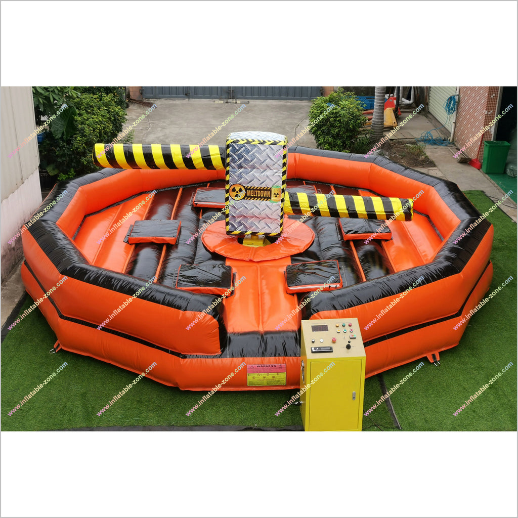 Inflatable Meltdown Game Wipe Out Inflatable Toxic Meltdown Rental Nea