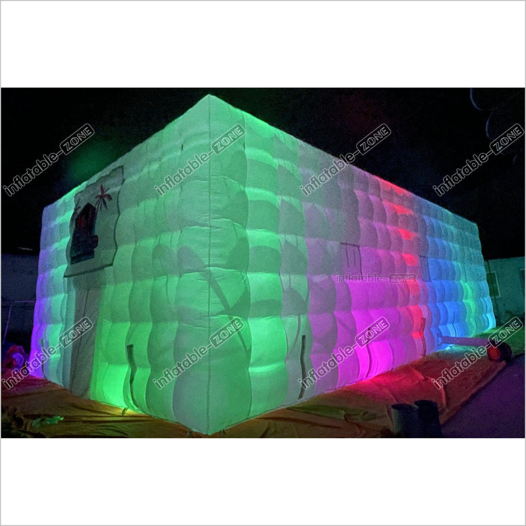 Inflatable Party Tent Led Light Blow Up Night Club Outdoor Events Infl ...