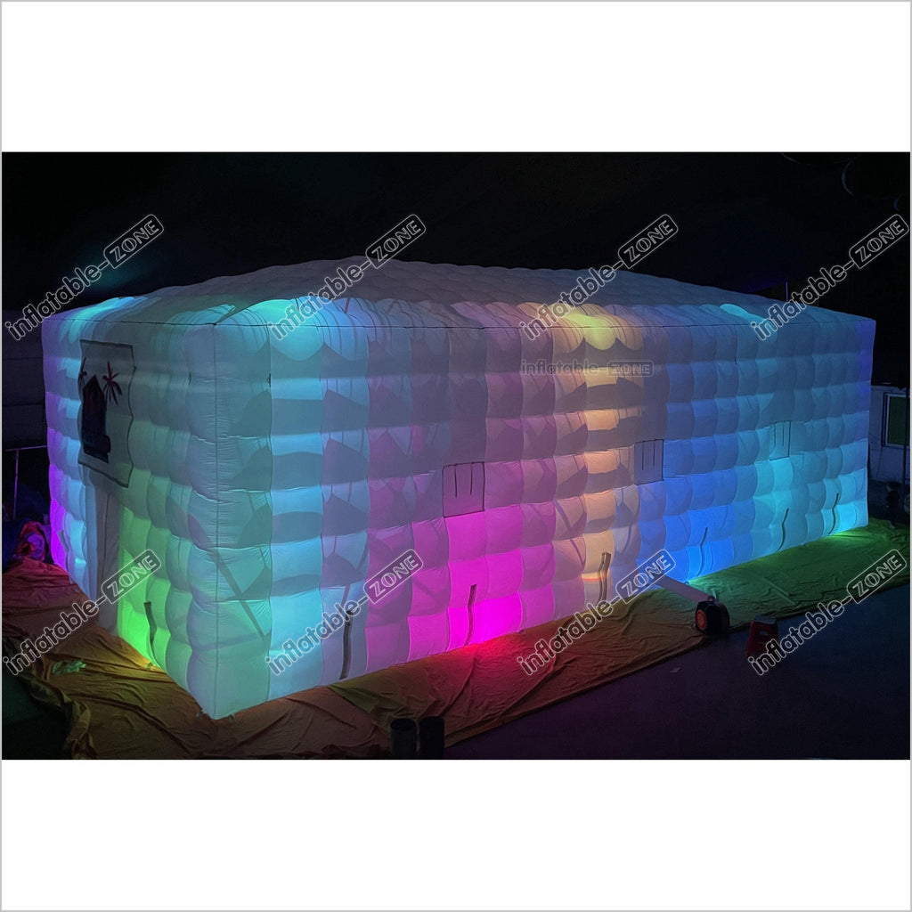 Inflatable Party Tent Led Light Blow Up Night Club Outdoor Events Infl ...