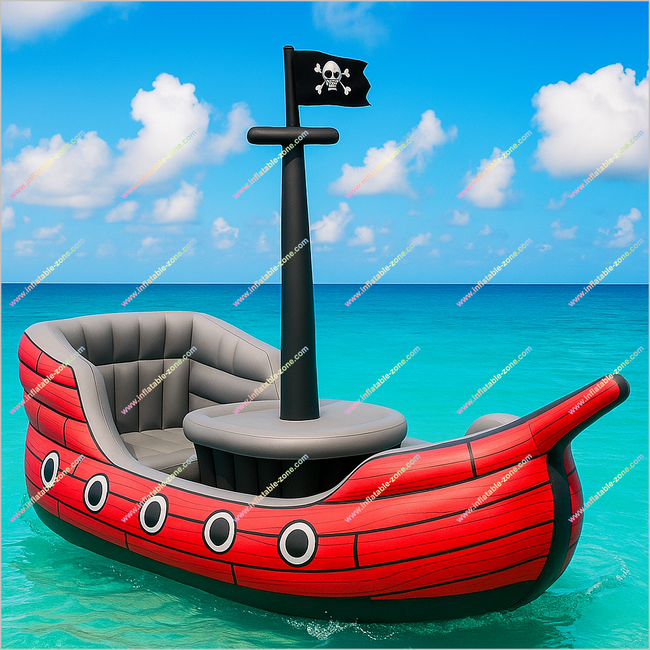 Exploring Inflatable Pirate Ship Lake Float Stay Cool Pirate Ship Lake