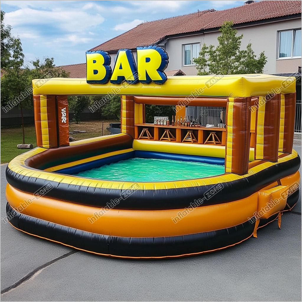 Large Inflatable Pool Bar Backyard Play Toys Pool Table Pub Near Me Sw ...