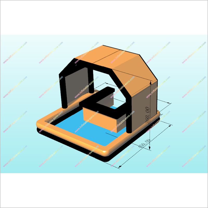 Best Pool Inflatables Floating Camping Tent Inflatable Pool Bars Backy