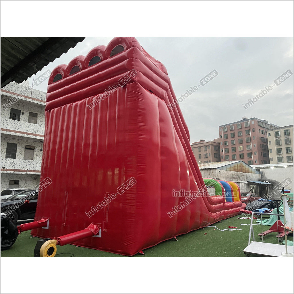 Large Outdoor Water Slide Jumping Castle Inflatable Pool Obstacle Wate ...