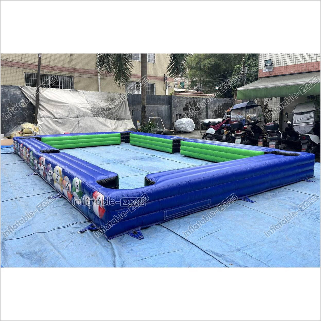 Attractive Inflatable Pool Table Arena Snooker Ball Game Soccer Billia