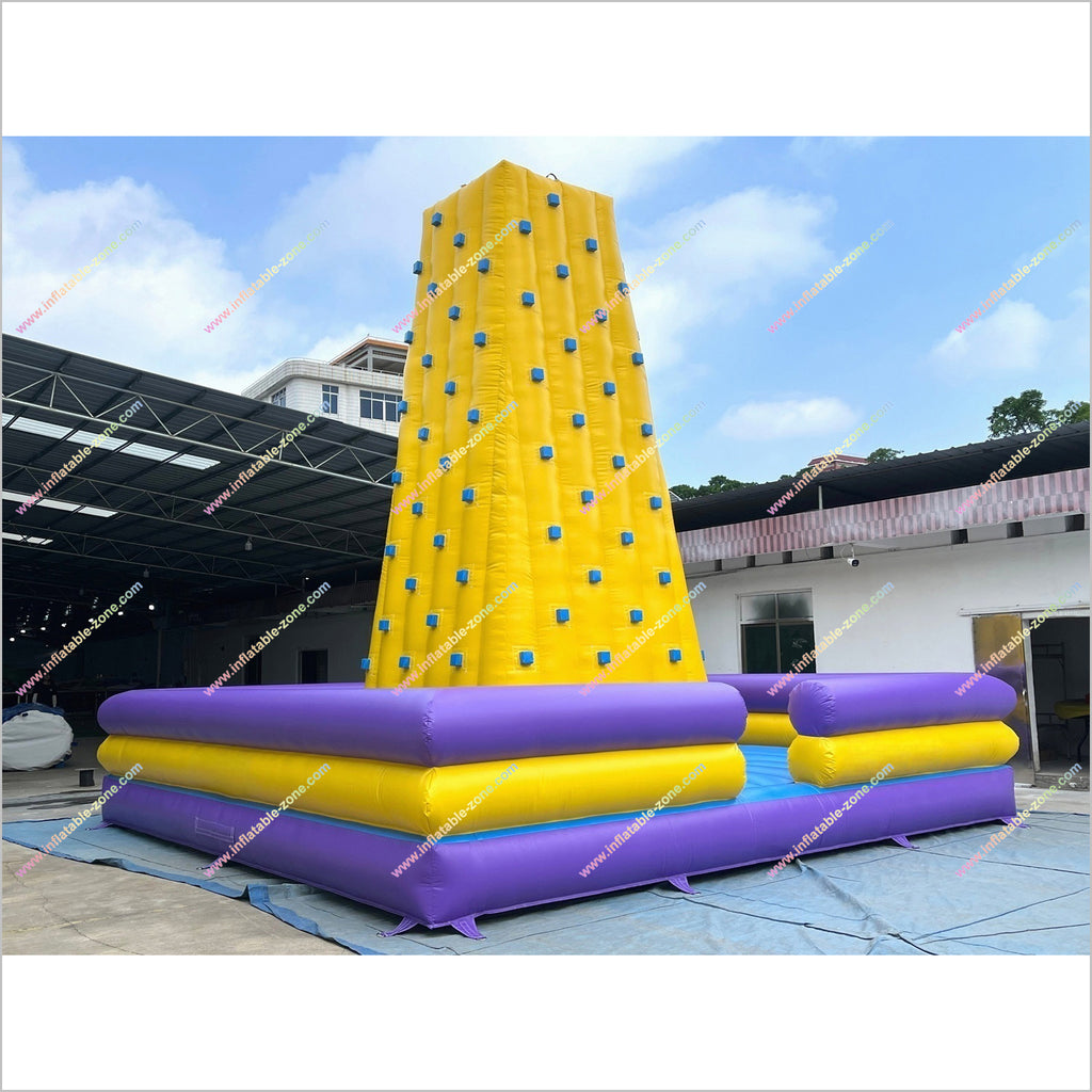 Great Amusement Park Inflatable Rock Climbing Tower Outdoor Sport Blow