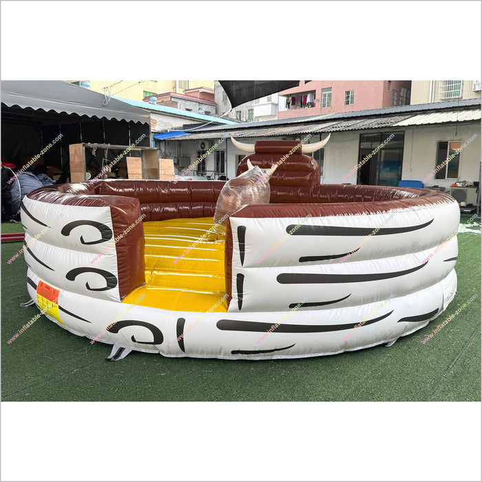 Inflatable Rodeo Bull Adventureland Amusement Park Fun Sports Games In