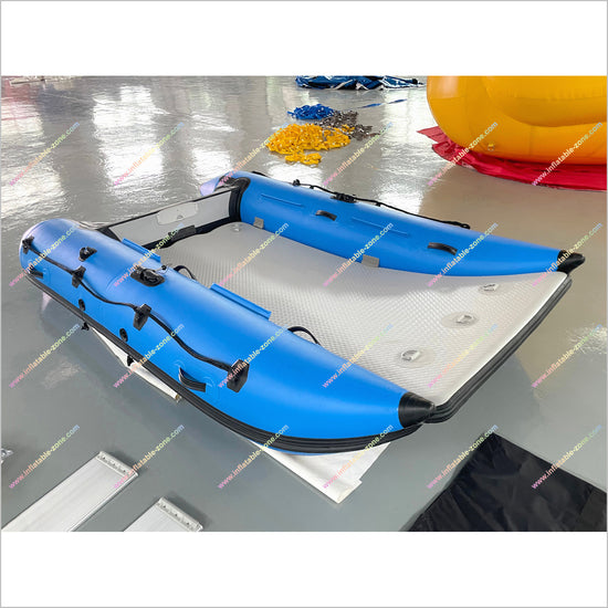 Inflatable Rowing Boat Inflatable Cat Pontoon Boat Inflatable Catamara