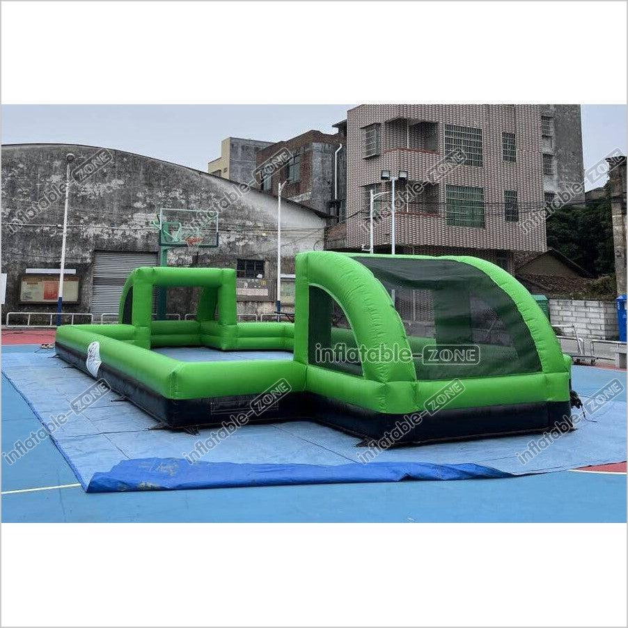 Giant Inflatable Football Pitch Playground Soccer Field For Outdoor Sp