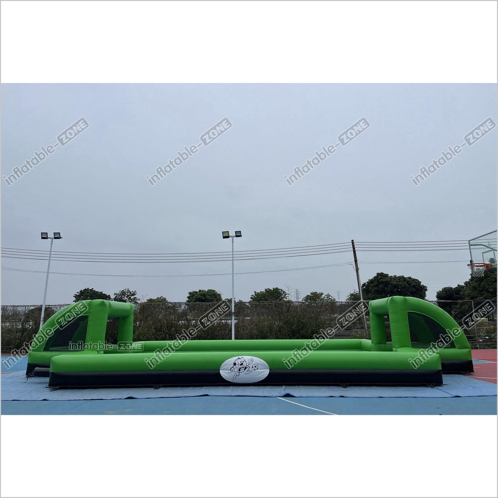 Giant Inflatable Soap Football Pitch Playground Soccer Field For Outdo ...