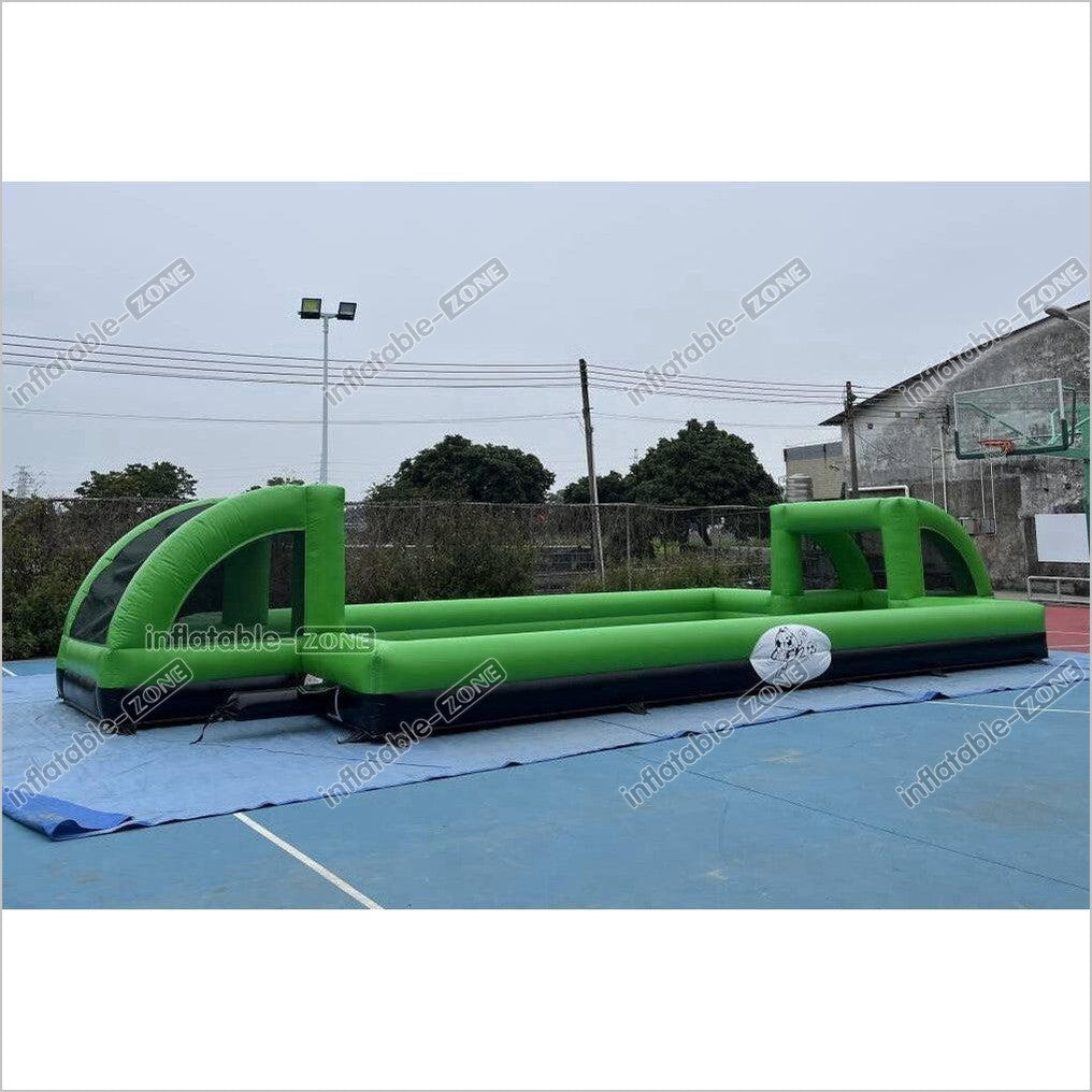 Giant Inflatable Soap Football Pitch Playground Soccer Field For Outdo ...