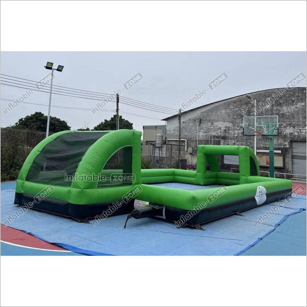 Giant Inflatable Soap Football Pitch Playground Soccer Field For Outdo ...