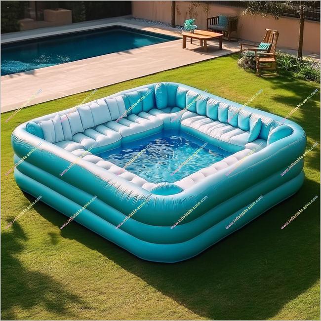 Outdoor Party Ideas Pool Sofa Inflatable Water Park Family Leisure And
