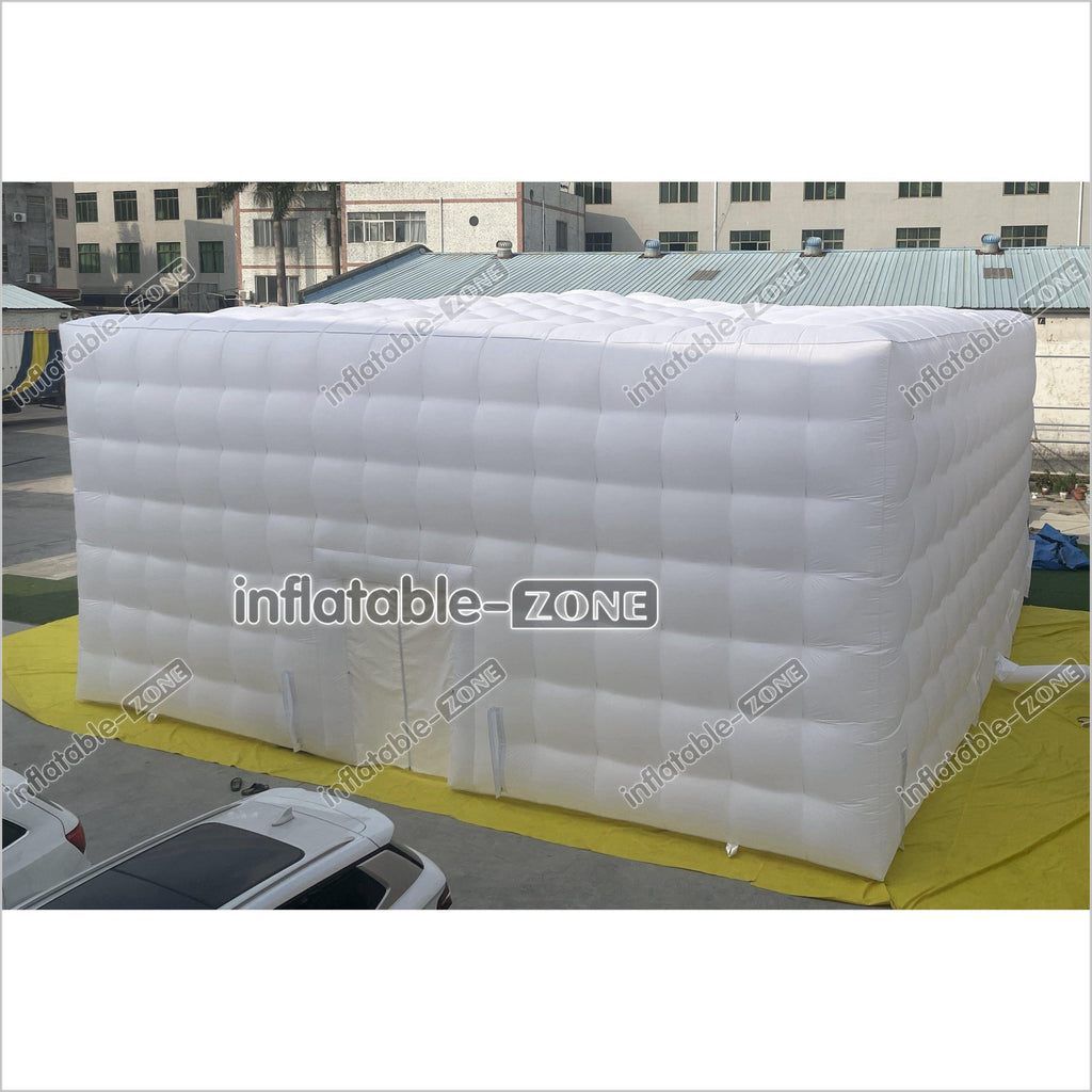 Giant White Wedding Inflatable Cube Tent Large Party Inflatable Tent H ...