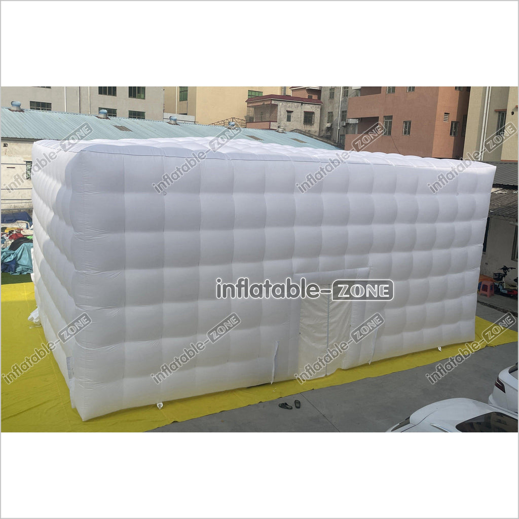 Giant White Wedding Inflatable Cube Tent Large Party Inflatable Tent H ...