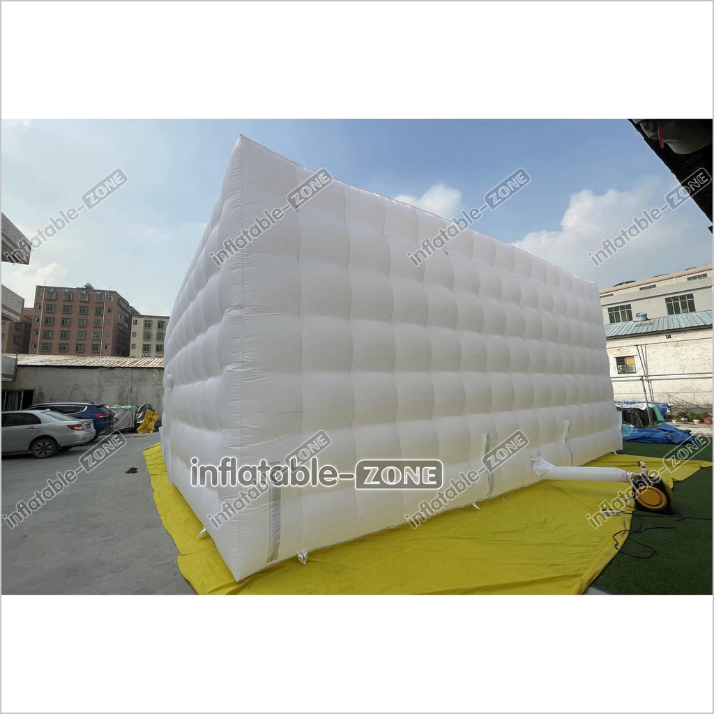 Giant White Wedding Inflatable Cube Tent Large Party Inflatable Tent H ...