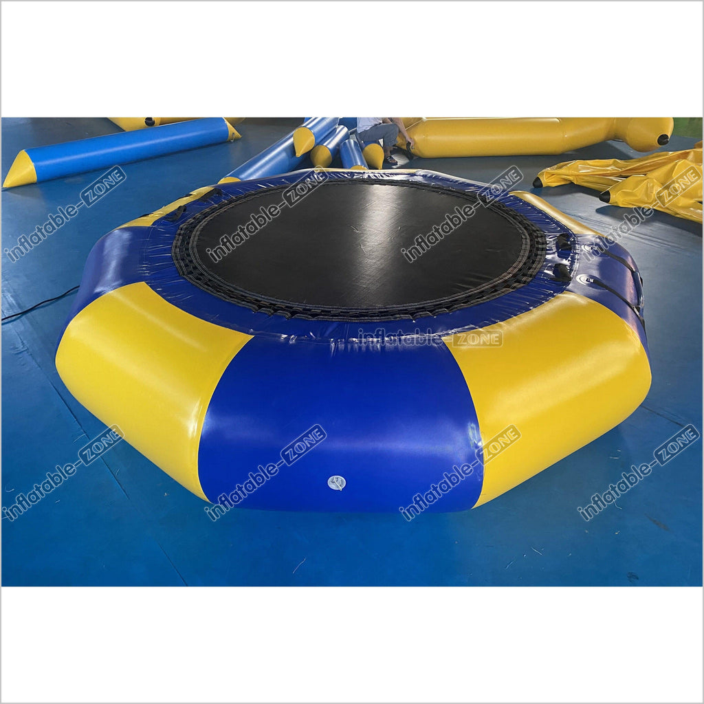Inflatable Water Trampoline Inflatable Jumping Bed Floating Round Infl ...