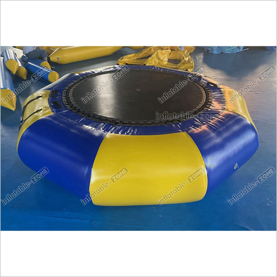 Inflatable Water Trampoline Inflatable Jumping Bed Floating Round Infl