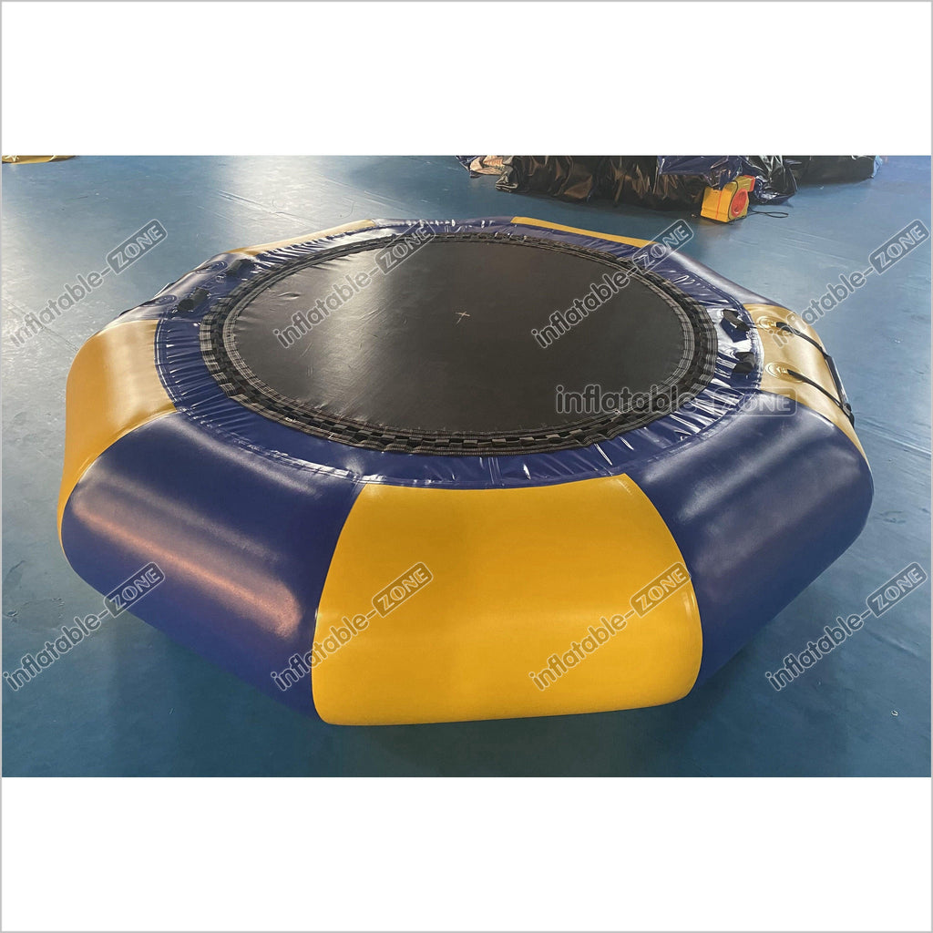 Inflatable Water Trampoline Inflatable Jumping Bed Floating Round Infl ...