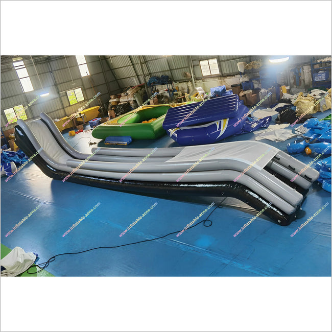 Portable Boat Dock Inflatable Yacht Water Slide Water Play Outdoor Equ