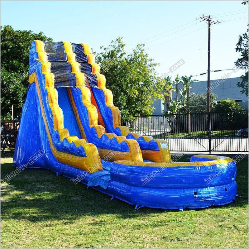 Inflatable Water Slide With Pool For Kid'S Out Blow Up Water Slide ...