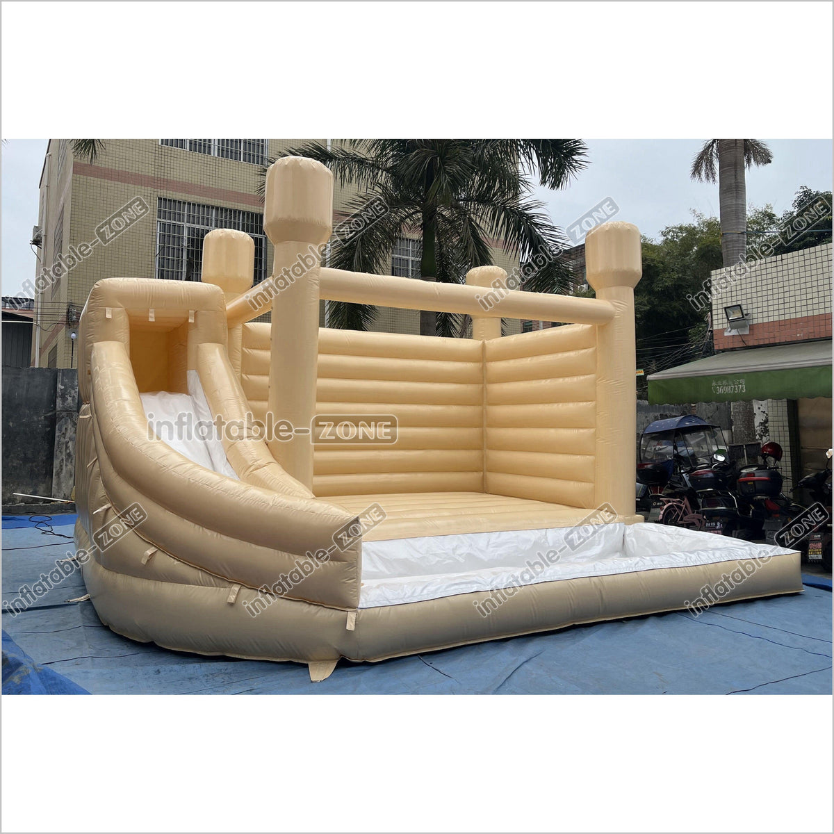 Jumping Castle Water Slide Combo Wedding Bounce House Inflatable Party ...
