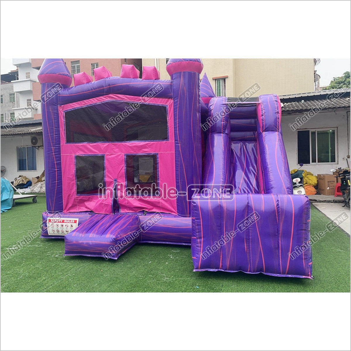 Best Outdoor Inflatable Bouncers Jumping Castle With Slide Combo Infla ...