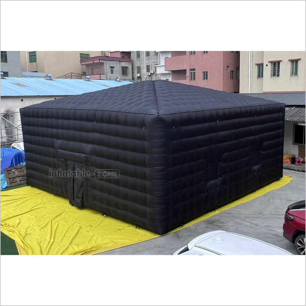 Large Black Inflatable Nightclub Portable Blow Up Club Mobile Inflatab ...