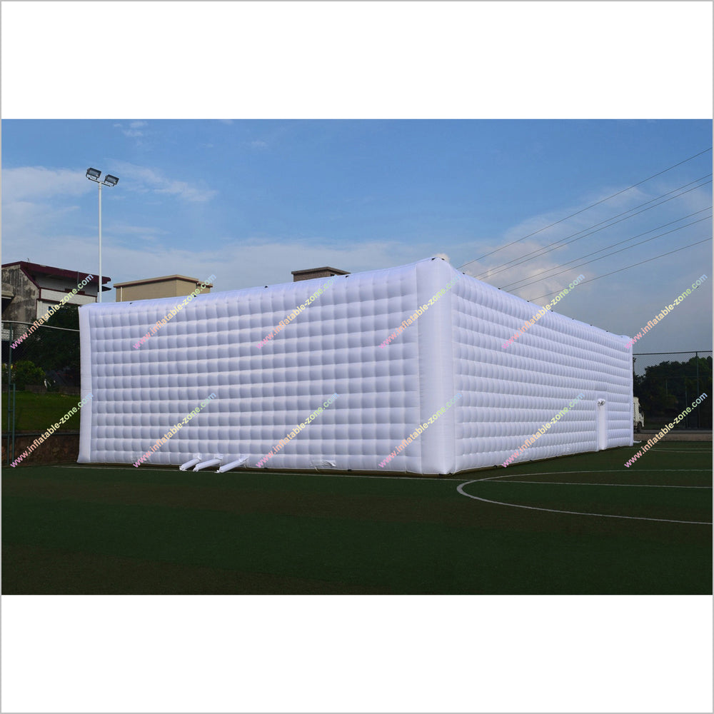 Large Inflatable Cube Tent White Outdoor Event Tent Inflatable Square