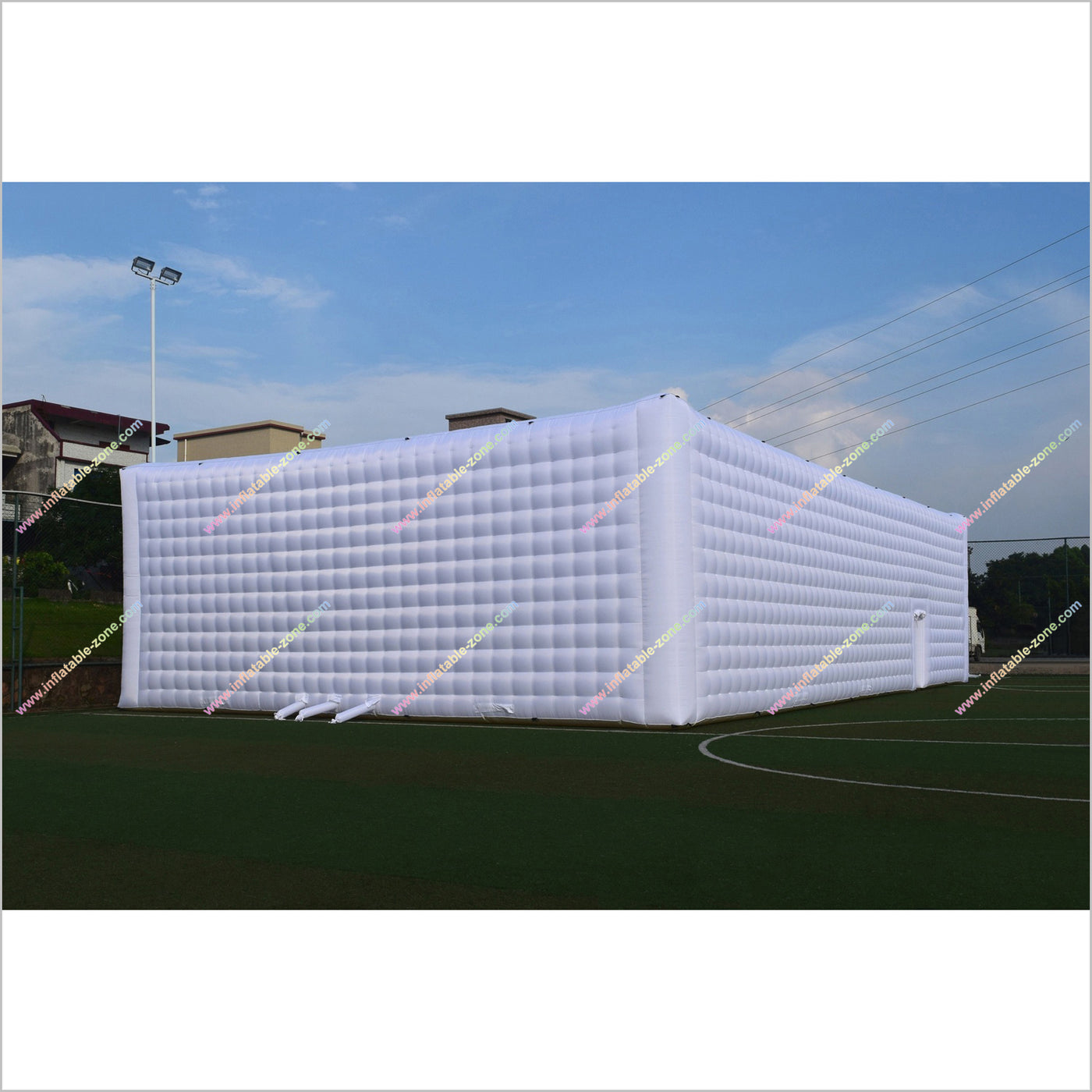 Large Inflatable Cube Tent White Outdoor Event Tent Inflatable Square