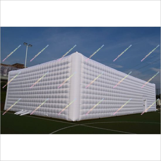 Large Inflatable Cube Tent White Outdoor Event Tent Inflatable Square