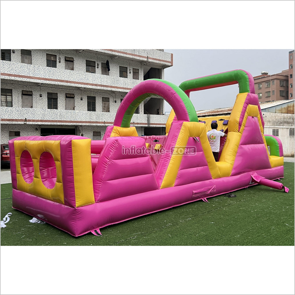 Large Obstacle Course Party Event Energy Challenge Sports Inflatable O