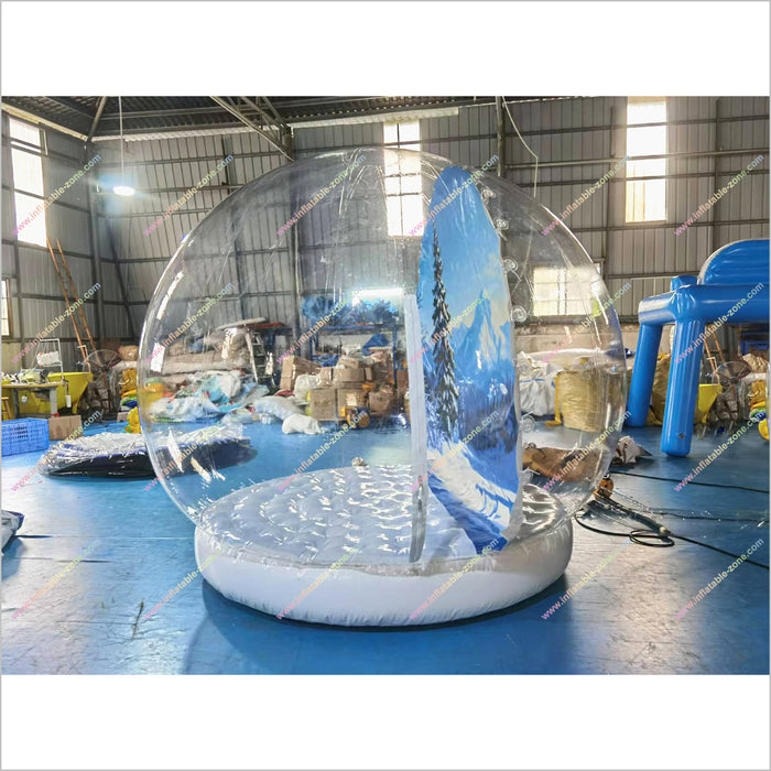 Outdoor Christmas Inflatable Snow Globes Clear Inflatable Tent Childre