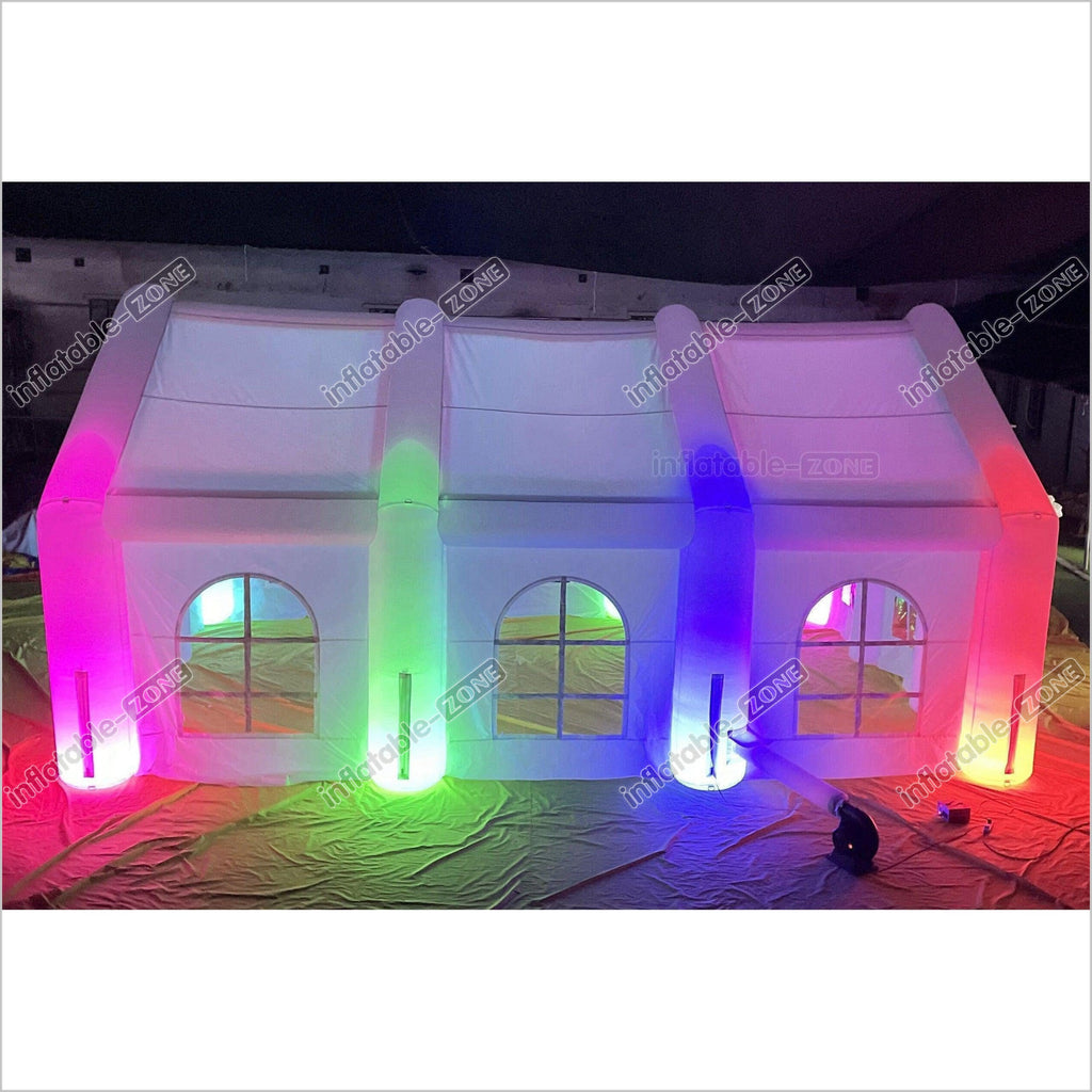 Large Inflatable Tent Outdoor Inflatable Party Tent Led Light Wedding