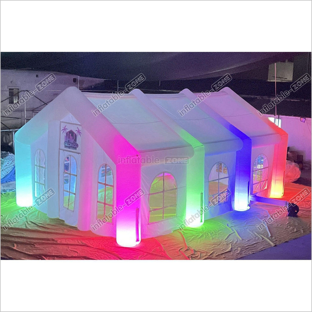 Large Inflatable Tent Outdoor Inflatable Party Tent Led Light Wedding ...