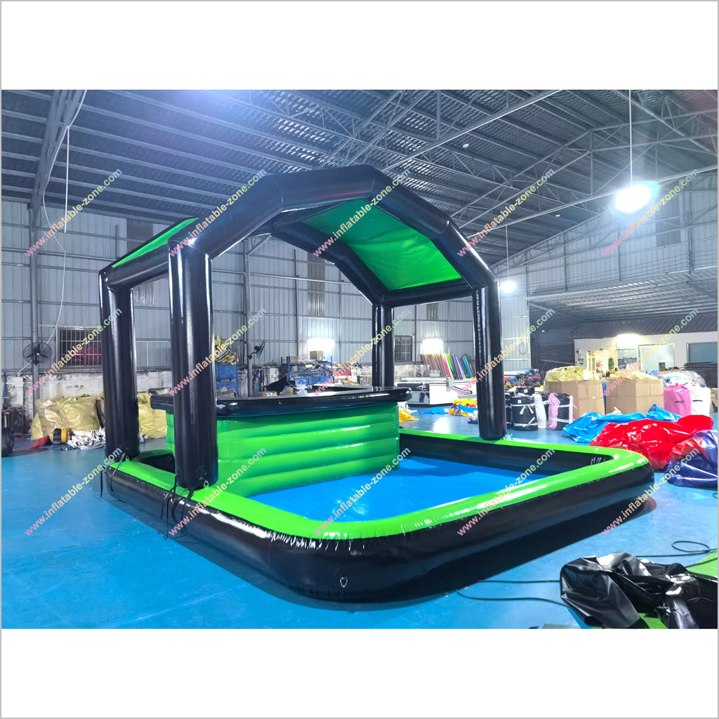 Play Family Inflatable Pool Bar Event Tent Rental Portable Water Float