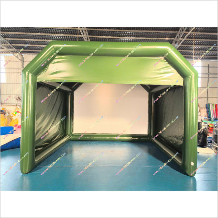 Portable Golf Simulator Enclosure Big Inflatable Tent Green Pro Golf S