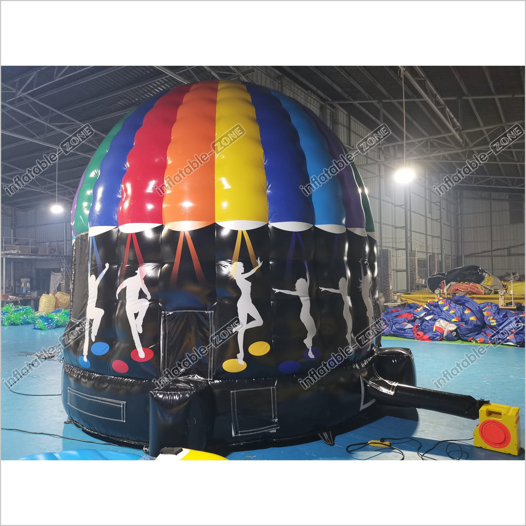 Inflatable Bounce Castle Disco Bouncer Music Bouncy Castle Bounce Hous ...