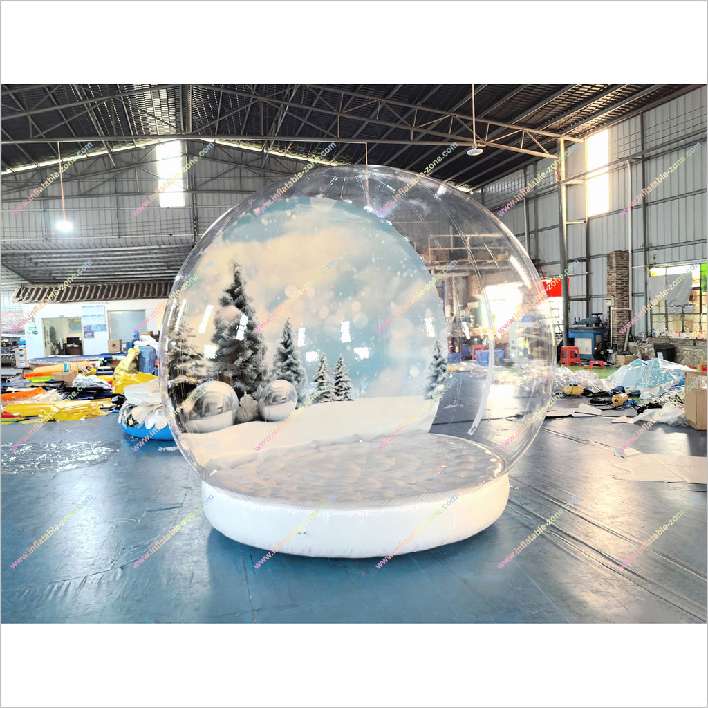 Retro Snow Globes Clear Inflatable Bubble Dome Personal Snow Globe Chr