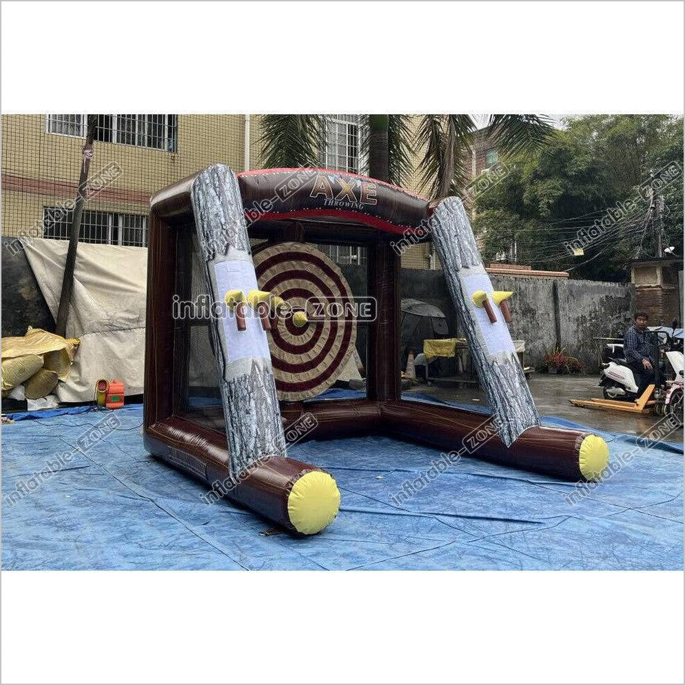 Single Inflatable Axe Throwing Sport Game Athletic Target Shoot Throw ...