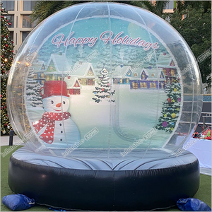 Christmas Globe Inflatable Snow Globe Bounce House Inflatable Snow Glo ...