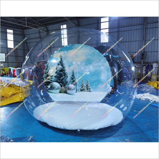 Snow Globe Inflatable Outdoor Blow Up Bubble House Yard Inflatable Snow ...