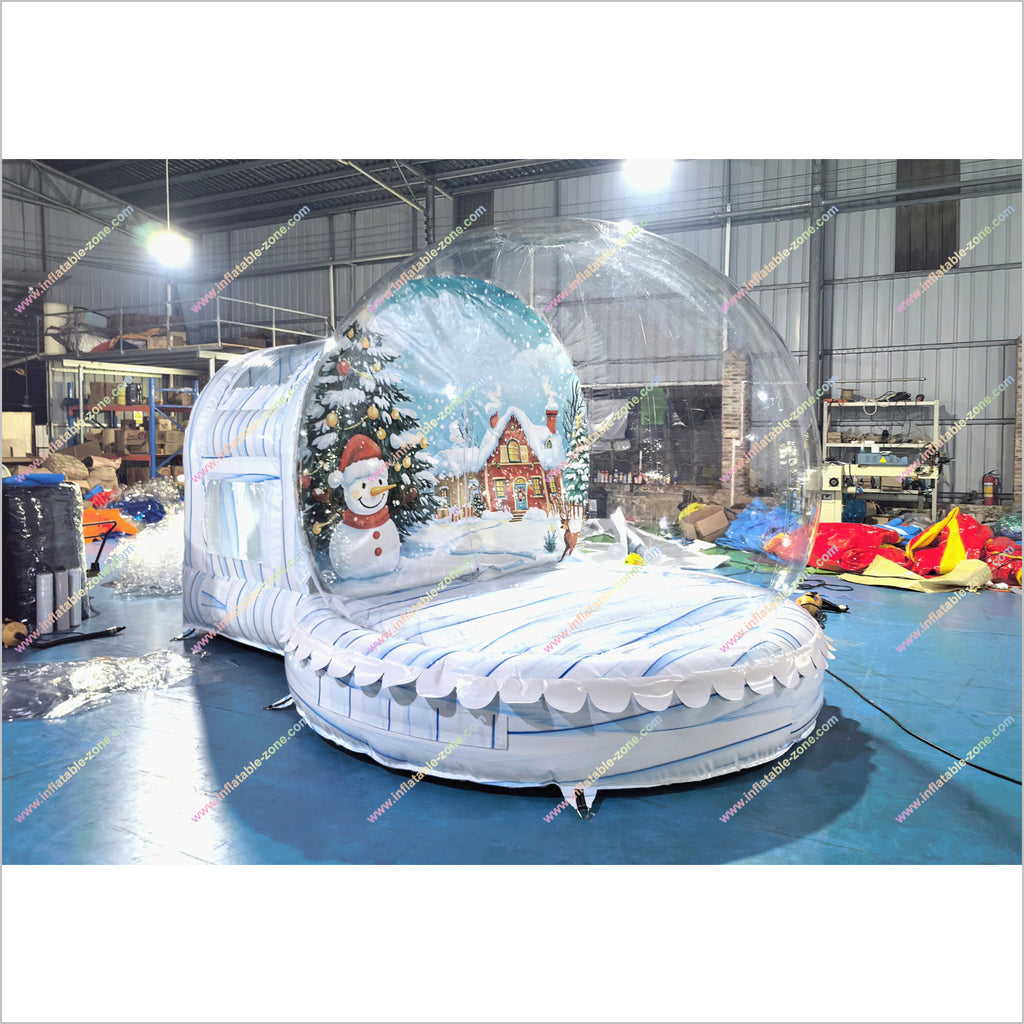 Snowman Globe Inflatable Dome Igloo Bubble Tent Christmas Snow Globes