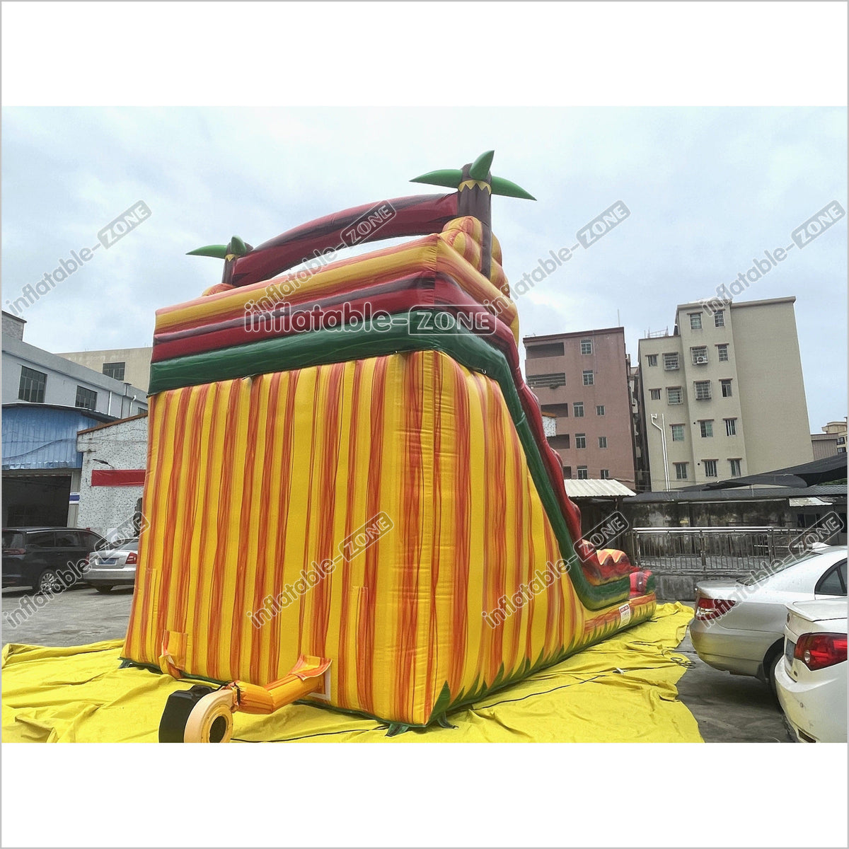 Sunny Fun Inflatable Water Slide Commercial Grade Inflatable Double Wa ...