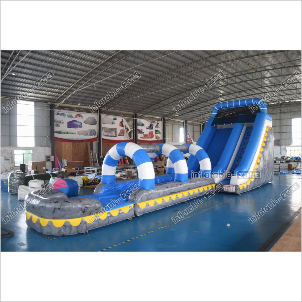 Super Long Water Slide Inflatable Water Jumper Commercial Inflatable S